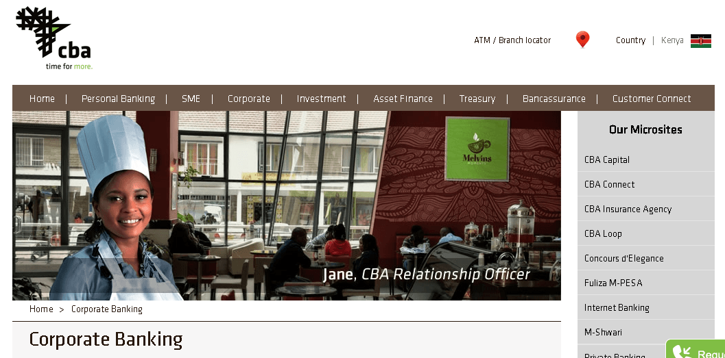 CBA Bank Branches In Kenya 2023, Locations, Contacts & Hours